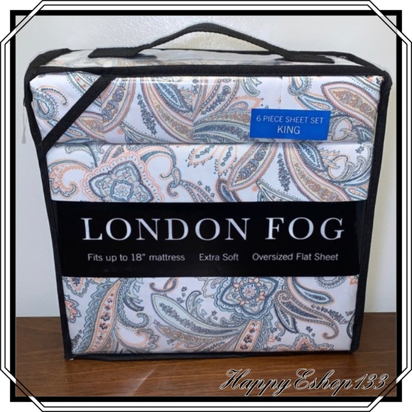 London Fog | Bedding | London Fog Luxury Soft King Sheet Set 6piece ...